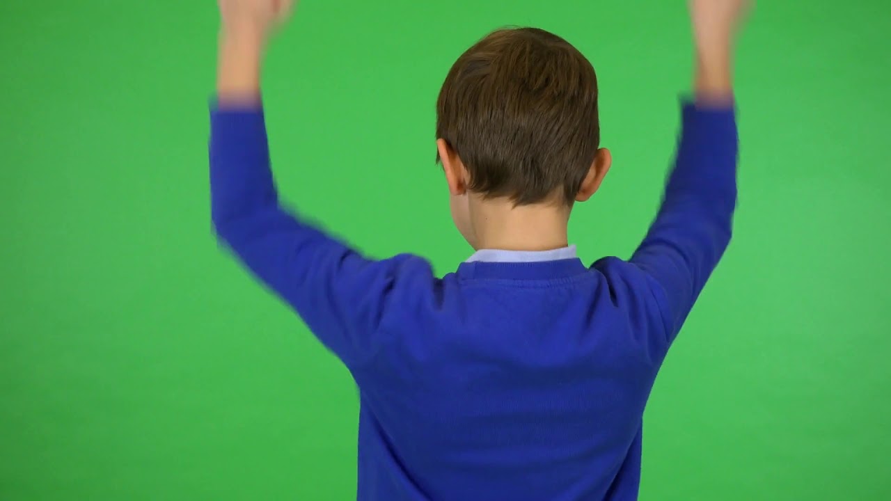 a young cute boy is turned with back to the camera looks at the - YouTube