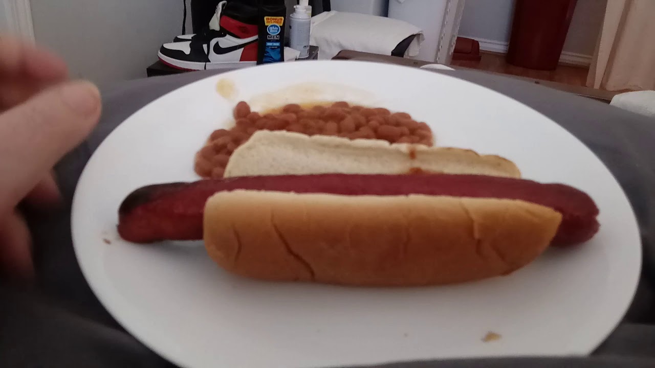Foot-Long Real BEEF Hot Dog! - YouTube