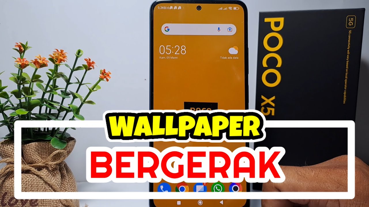 Cara Pasang Wallpaper Bergerak di HP Poco X5 5g - YouTube