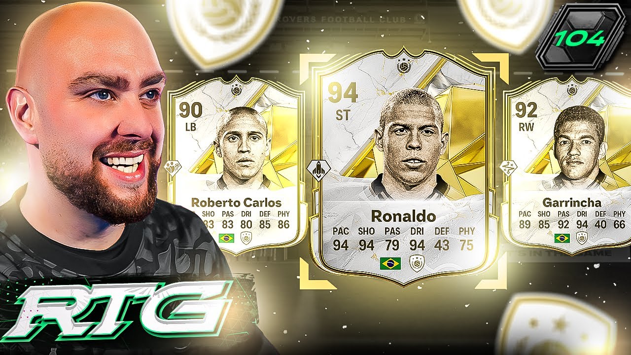 INSANE BRAZILIAN ICON PACKED! FC25 Road To Glory - YouTube
