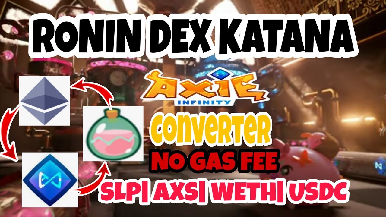 RONIN DEX TUTORIAL| WETH TO SLP/AXS - YouTube