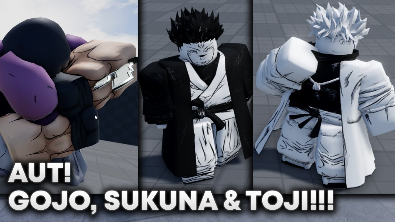 [AUT] GOJO, SUKUNA & TOJI!! - YouTube