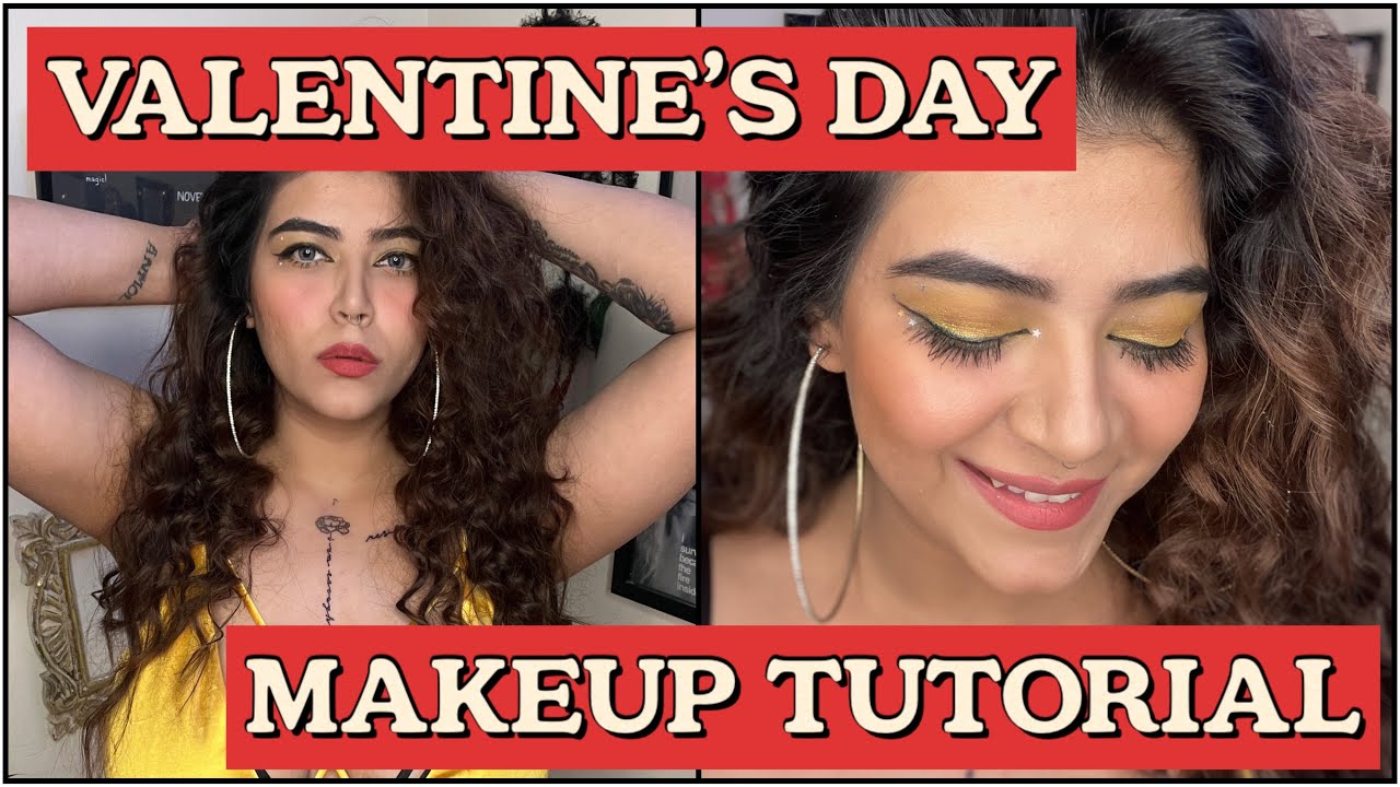 Valentine’s Day Makeup Tutorial | Step by step | Anmol Chaudhary | DIY ...