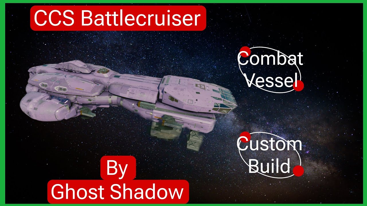 Starfield CCS Battlecruiser Custom Ship Build By Ghost Shadow - YouTube