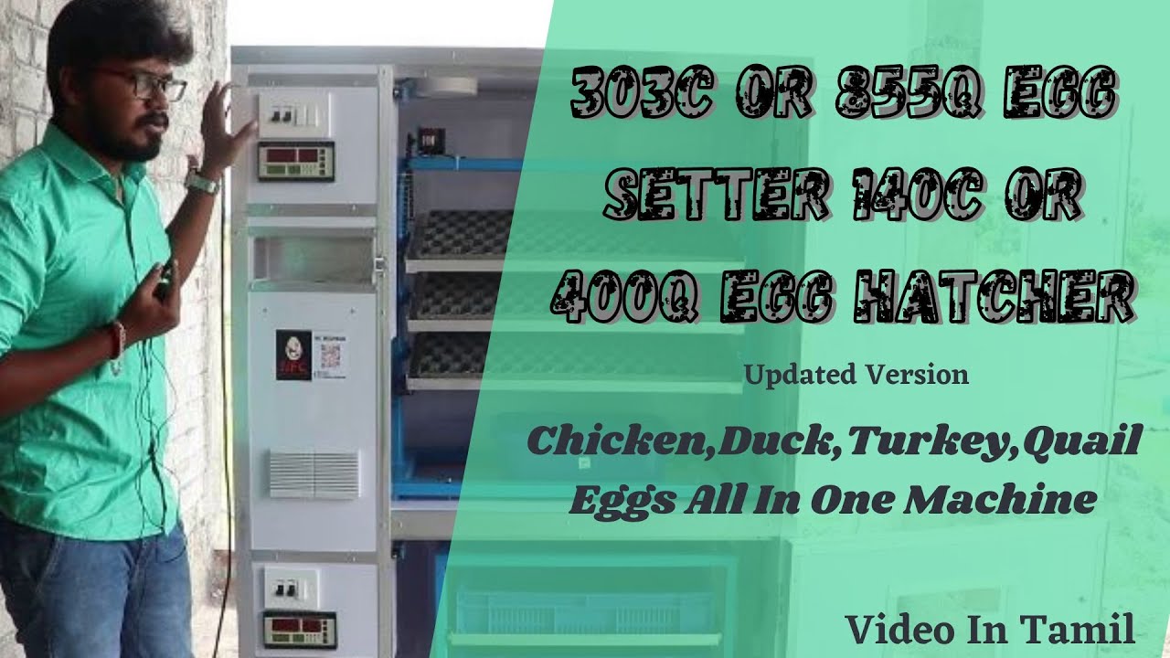 Chicken Egg Setter & Hatcher Machine - YouTube