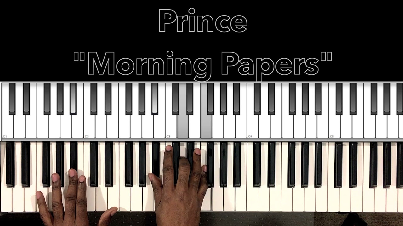 Prince "Morning Papers" Piano Tutorial - YouTube