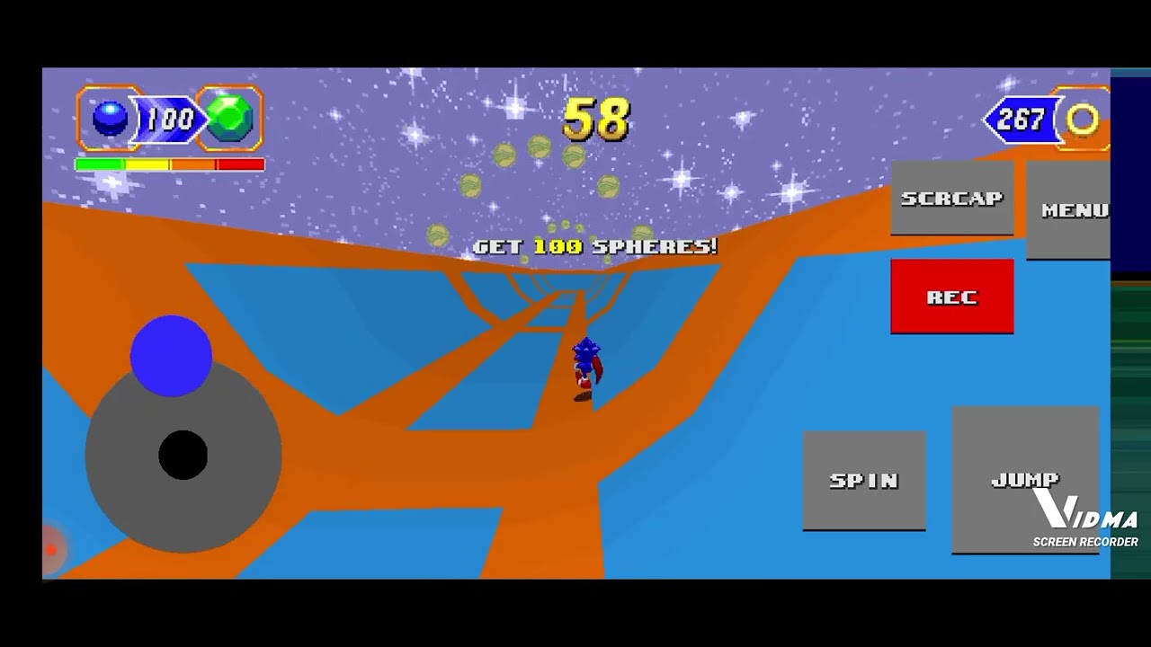 sonic 2 special stage in srb2 - YouTube