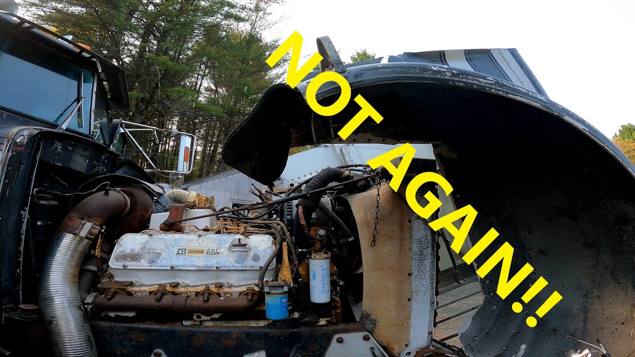 1980 Peterbilt 359 Caterpillar 3408 - Episode 2 - Loose ends - YouTube