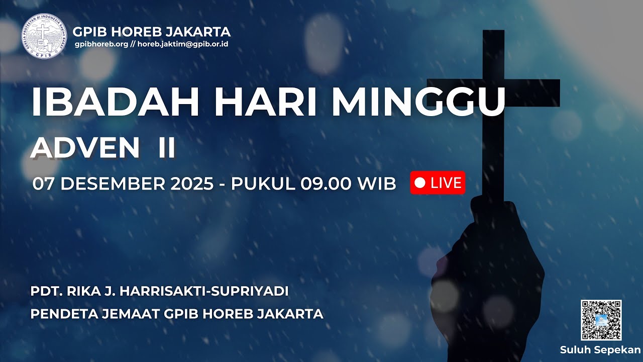 IBADAH HARI MINGGU ADVEN II - 7 DESEMBER 2025 - YouTube