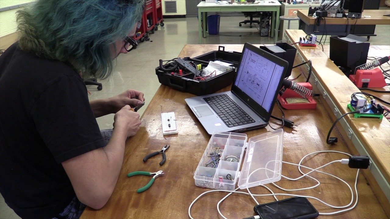 Waltham High School - Electronics - YouTube