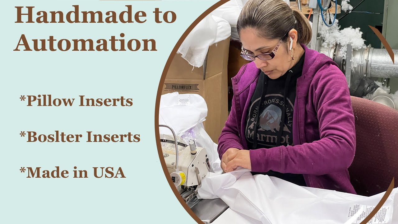 Pillowflex American Made Pillow Inserts - YouTube