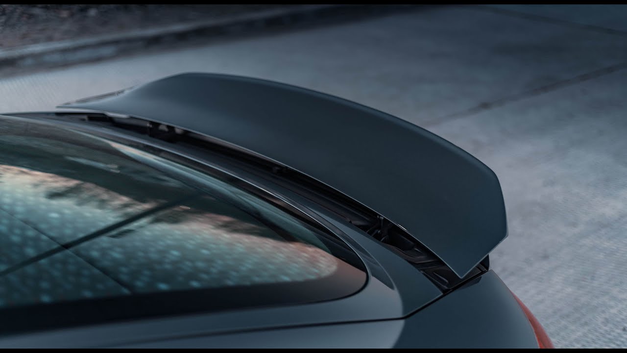 Active spoiler Audi TT Mk3 - YouTube