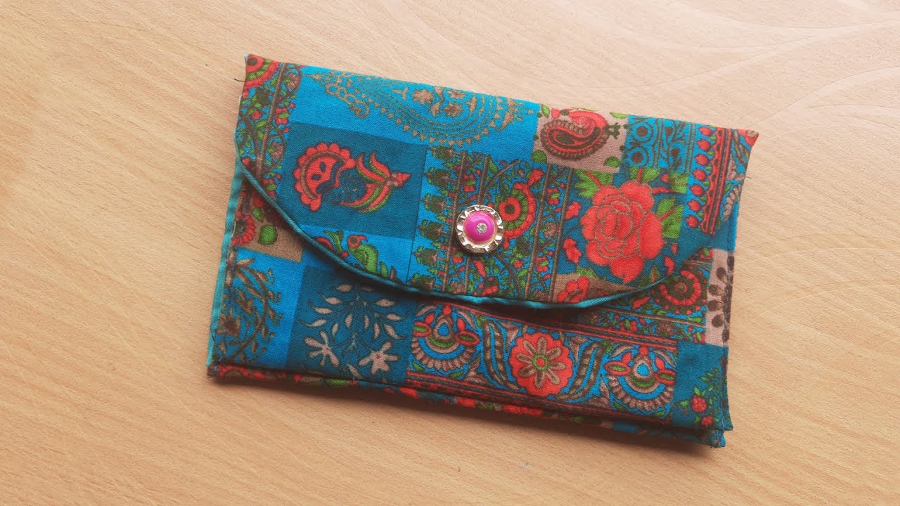 DIY Fabric Purse || Wallet Sewing tutorial || Ladies Purse || Handmade ...