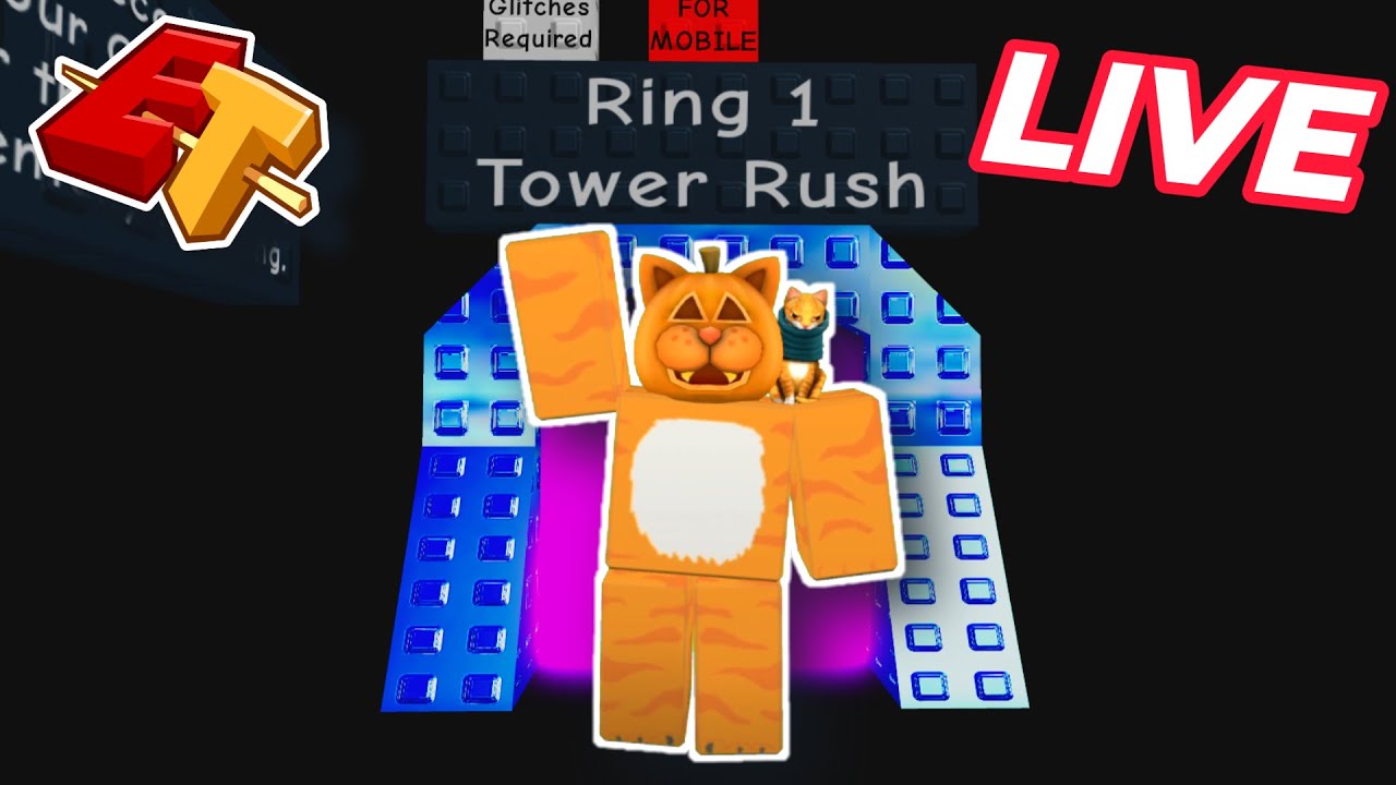 🔴ROBLOX LIVE🔴EToH - RING 1 TOWER RUSH [13 TOWERS] - YouTube