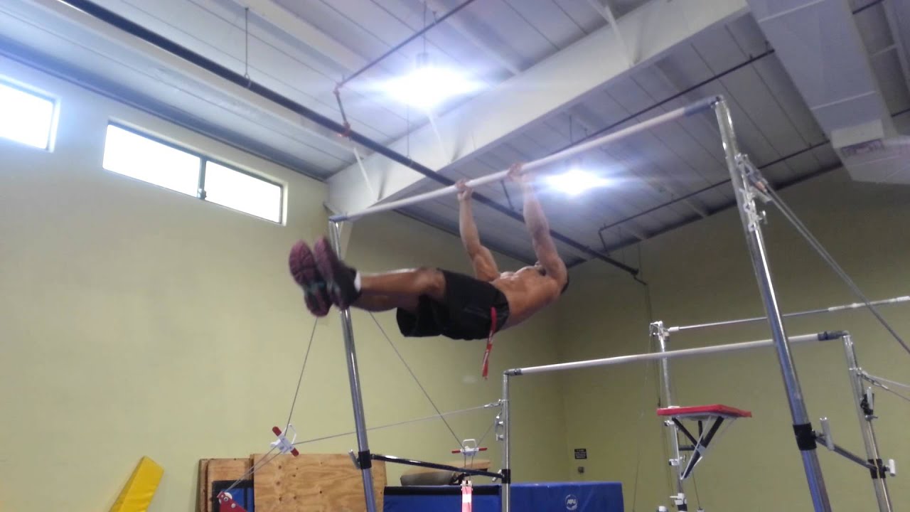 Front and back lever pull-up's (first time!) - YouTube