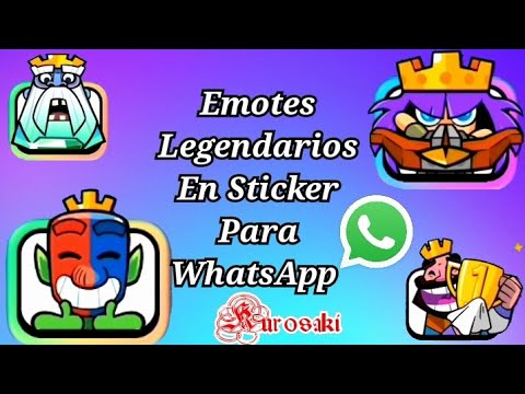 Todos Los Emotes Legendarios en Stickers para WhatsApp 👏🐼🎮 Link de ...
