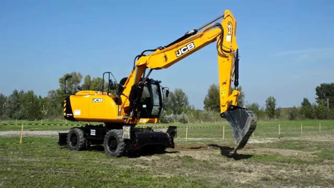 JCB JS 175W, Gumikerekes kotró az ÉBSZ kiállításon, 2014., 140919-1 ...