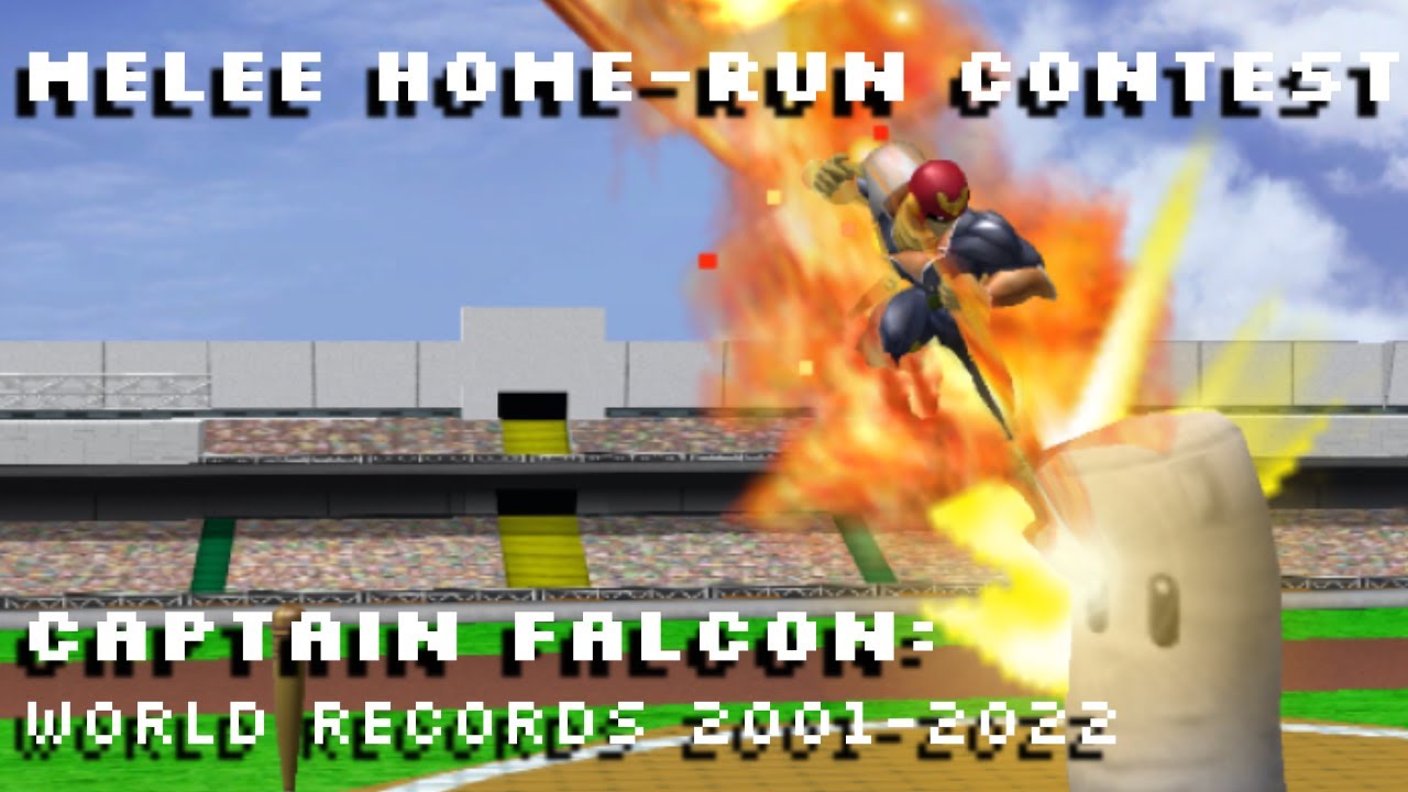 Melee Home-Run Contest History: Captain Falcon's WR strat - YouTube