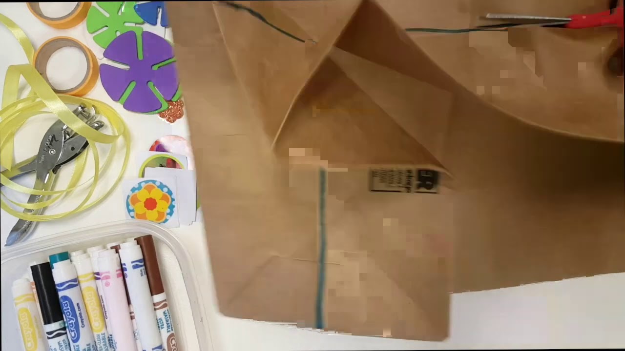 Virtual Crafternoon: Paper Bag Super Hero Cape - YouTube