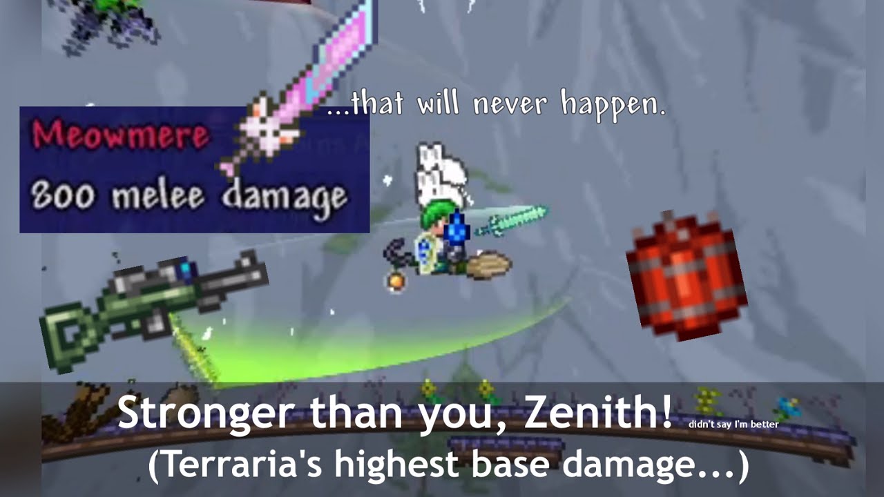 Terraria Zenith is strong, but there's stronger one... (highest base ...