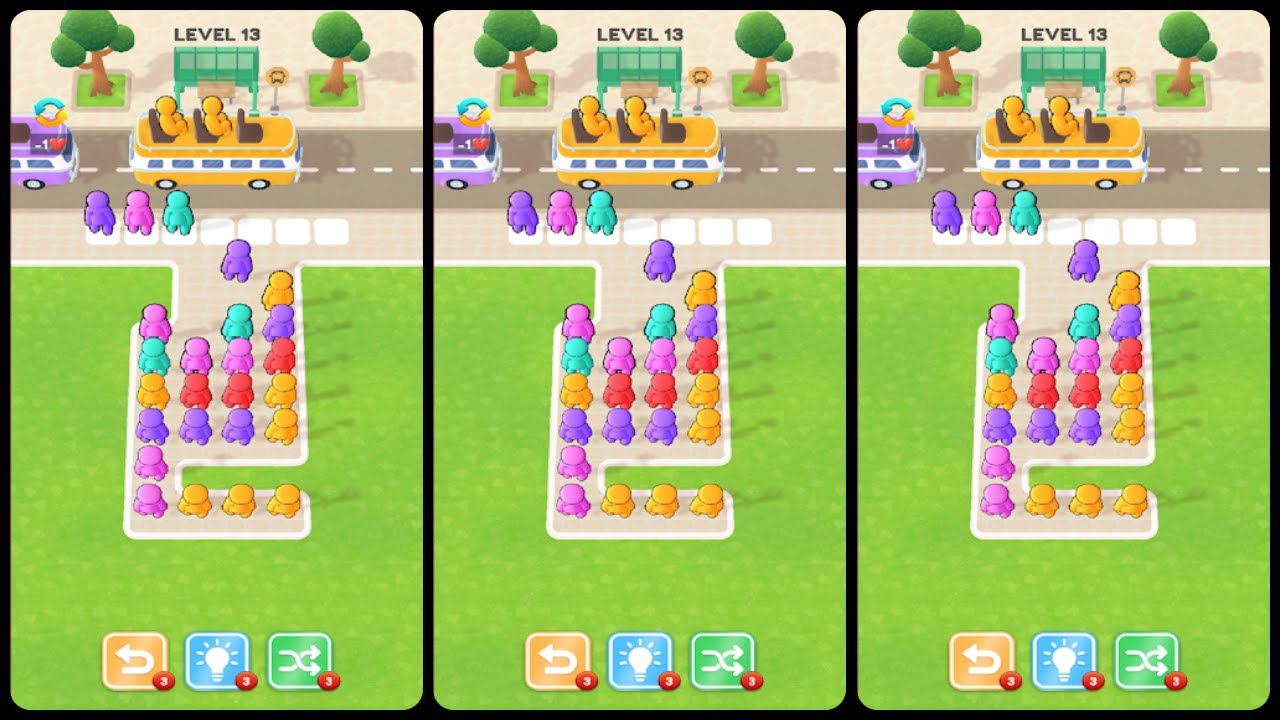 Bus Jam - Sort Puzzle Gameplay Android Mobile - YouTube