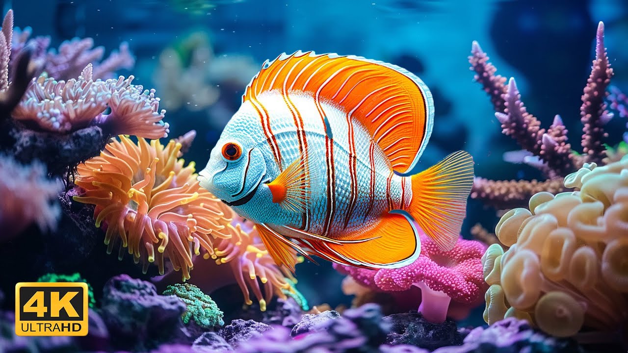 11HR Stunning 4K Underwater Footage - Rare & Colorful Sea Life Video ...