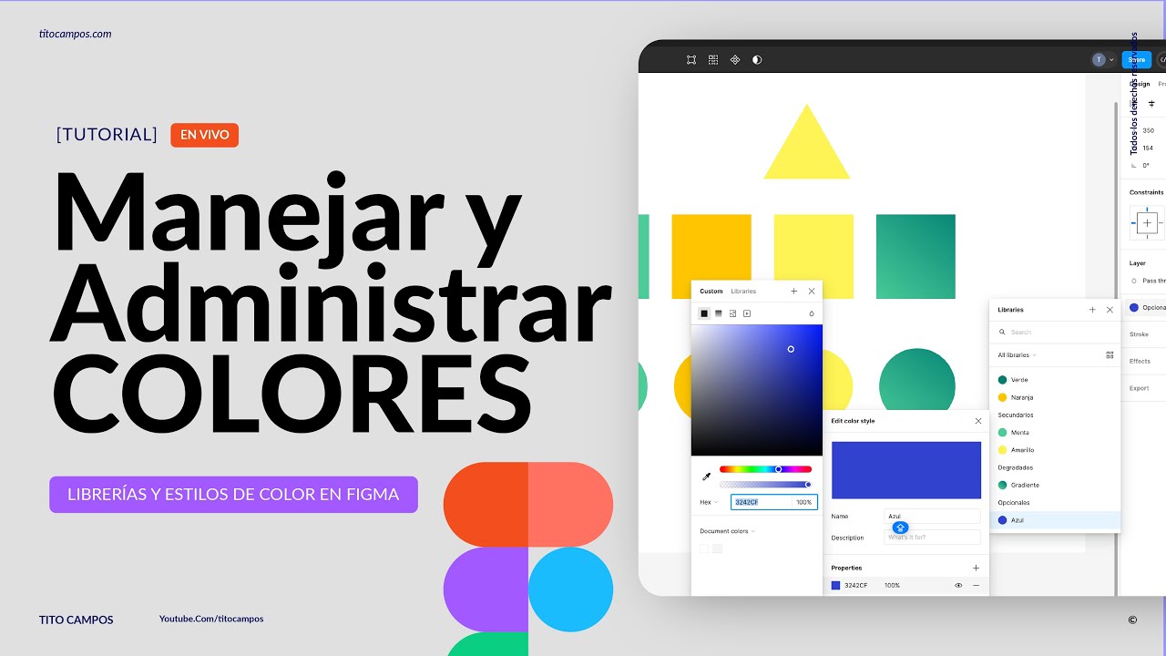 Como Manejar y Administrar COLORES – Estilos de Color y Paletas ...