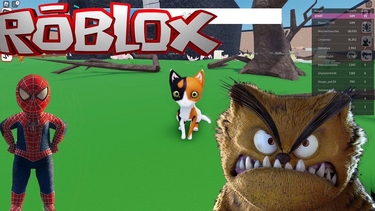 Kediler Evi Darmadağın Ettiler-Roblox Bad Cats - YouTube