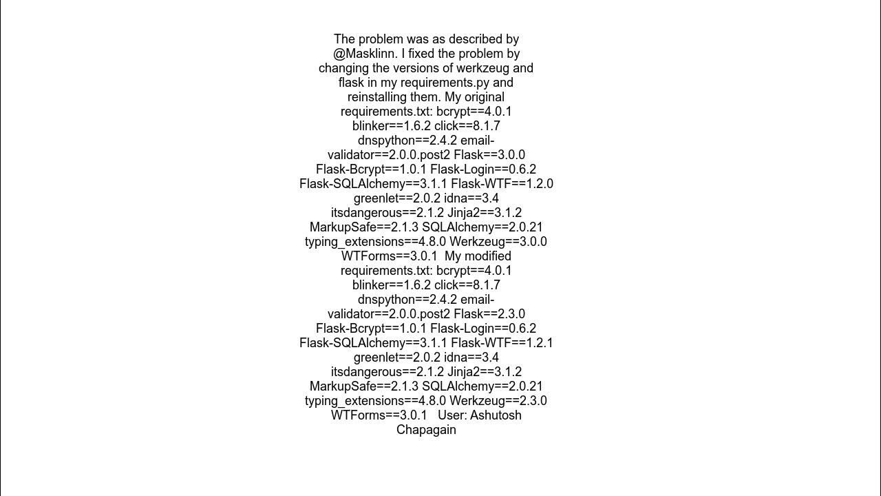 Importerror Cannot Import Name Andno39 Urldecodeandno39 From Andno39 Werkzeug Urlsandno39 Youtube