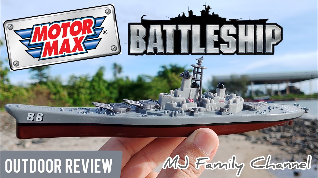 Motormax Battle Zone Die-Cast Battleship BB88 Outdoor Unboxing Review ...