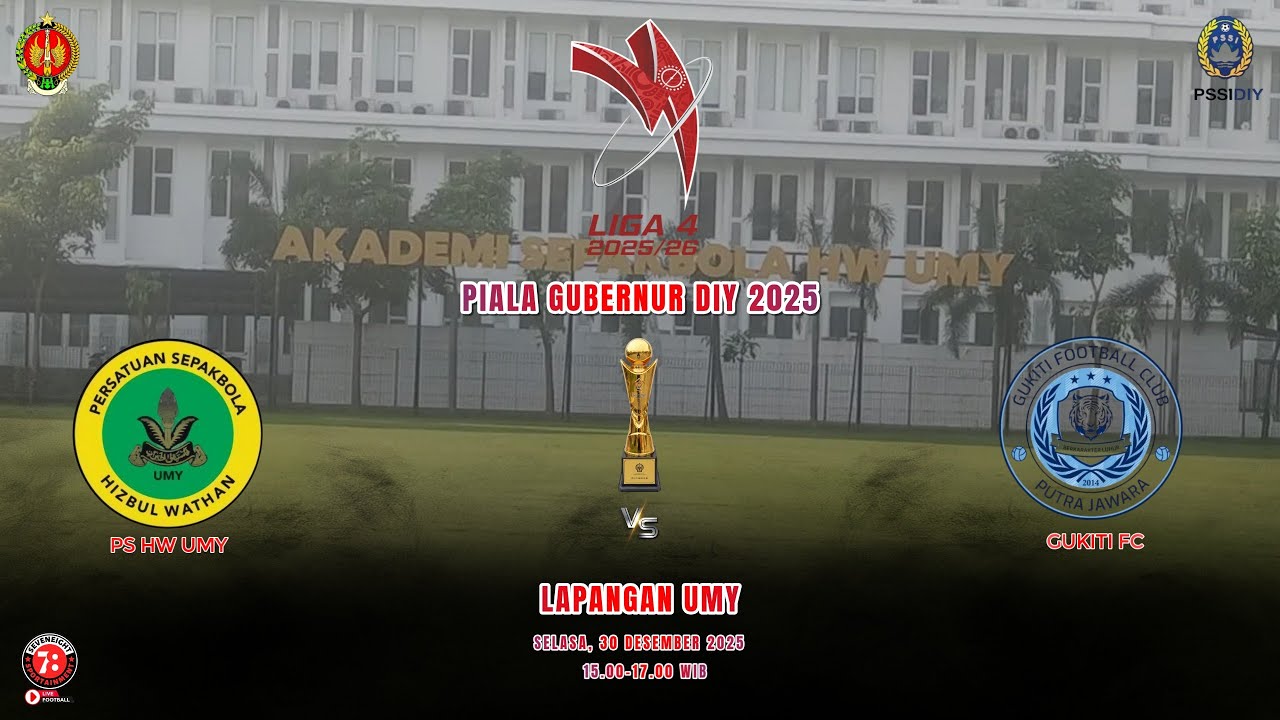 LIGA 4 PIALA GUBERNUR DIY 2025 PEKAN 5 : PS HW UMY VS GUKITI FC # ...