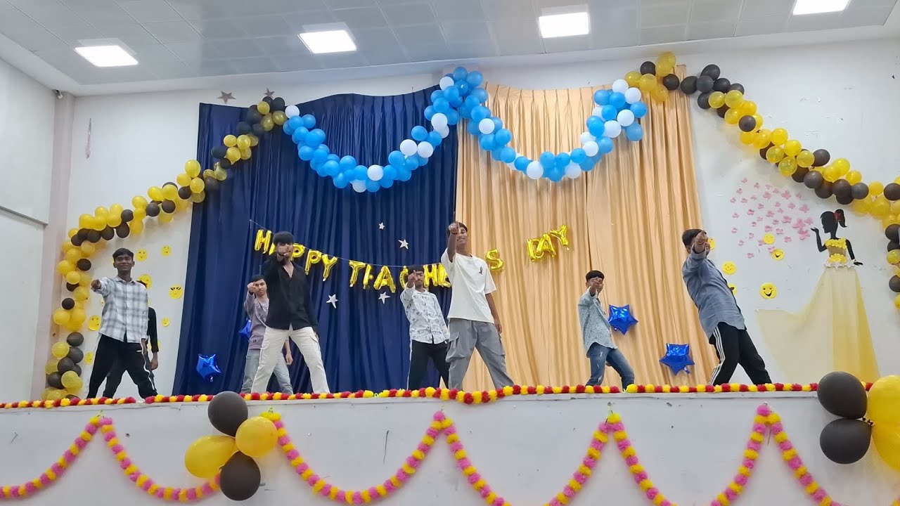 Jnv koderma , A little dance by migrated student in teacher day 2025# ...