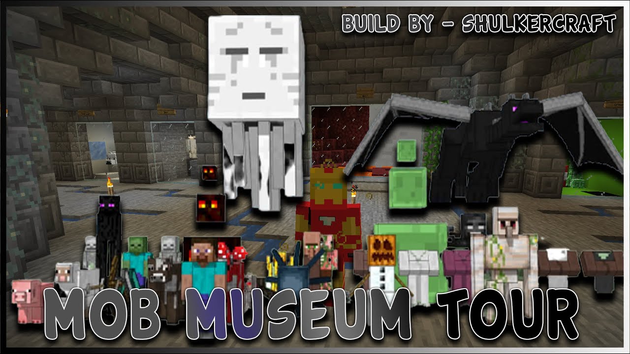 MOB MUSEUM TOUR || 64 MOBS IN ONE PLACE || #minecraft @sulkercraft # ...
