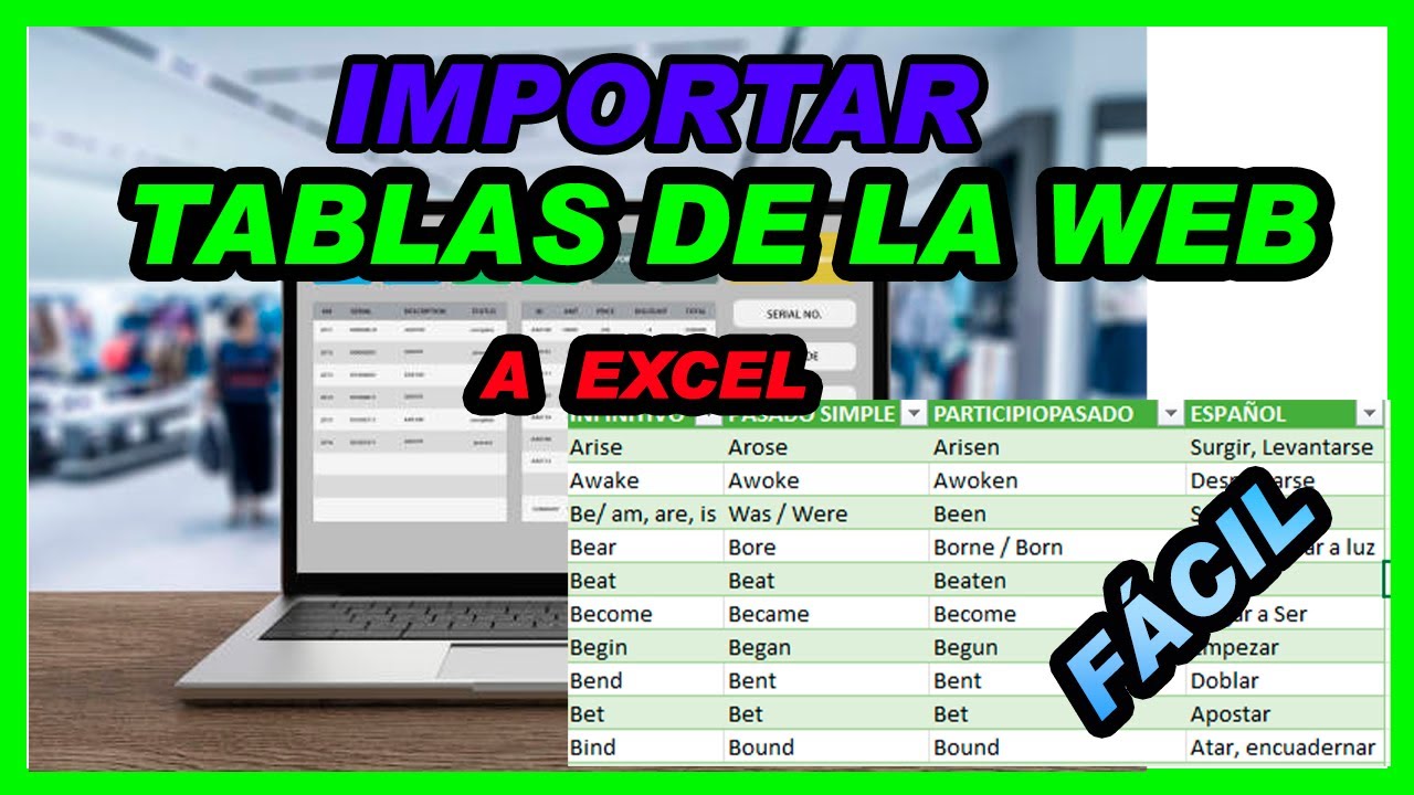 EXTRAER TABLAS DE LA WEB A EXCEL [FÁCIL] 😱😱😱 - YouTube