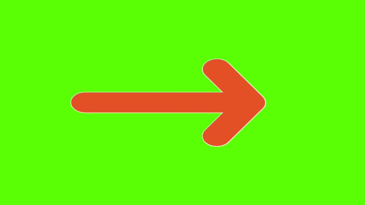 CHROMA KEY DE SETA VÁRIOS MODELOS DE SETAS - YouTube