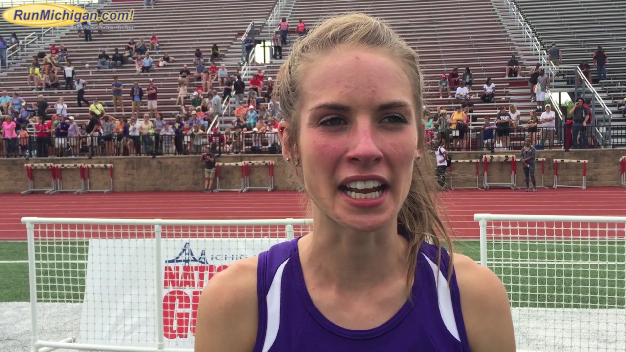 Interview: Maggie Farrell, Lakeview, Girls 3200M 2017 MHSAA TF LP D1 ...