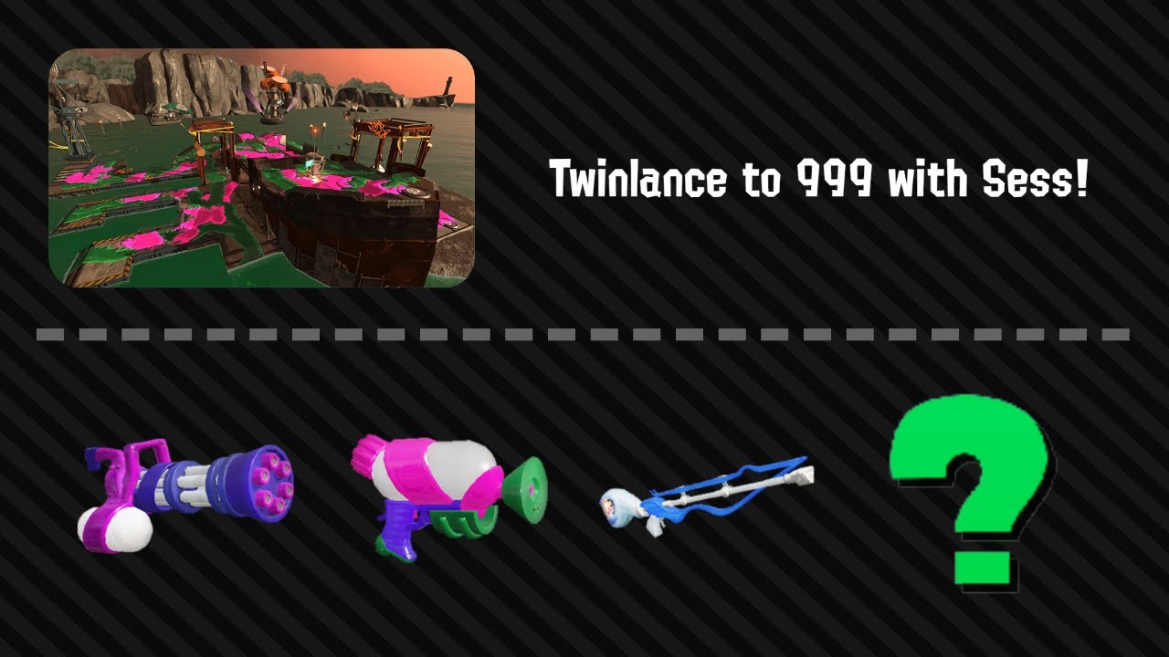 Salmon Run Twinlance: Marooner's Bay One Random Weapon with Sess! - YouTube