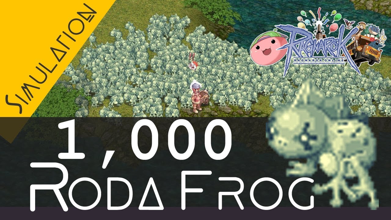 Ragnarok Online Simulation 1000 Roda Frog Farming Zeny Youtube