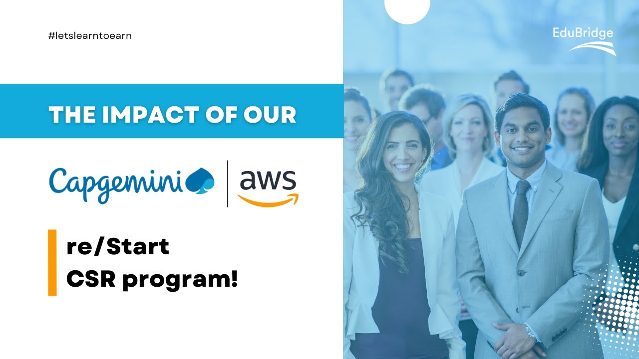 The impact of our @CapgeminiGlobal - AWS re/Start CSR program! - YouTube