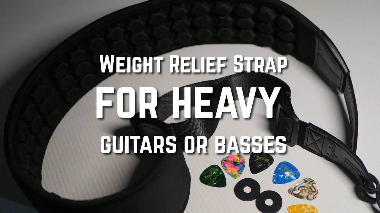 Best Strap for Heavy Guitar or Bass | Pogo Lab Padded Cushion Strap ...