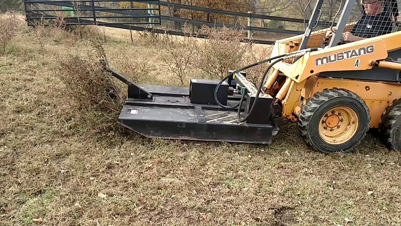 Ambusher 60" brush cutter - YouTube