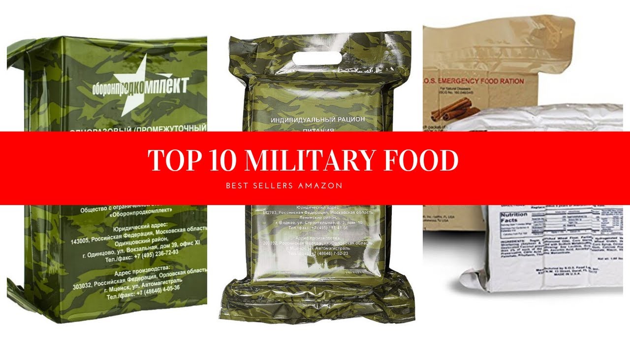 ️ TOP 10 BEST MILITARY FOOD 🛒 Amazon 2020 - YouTube