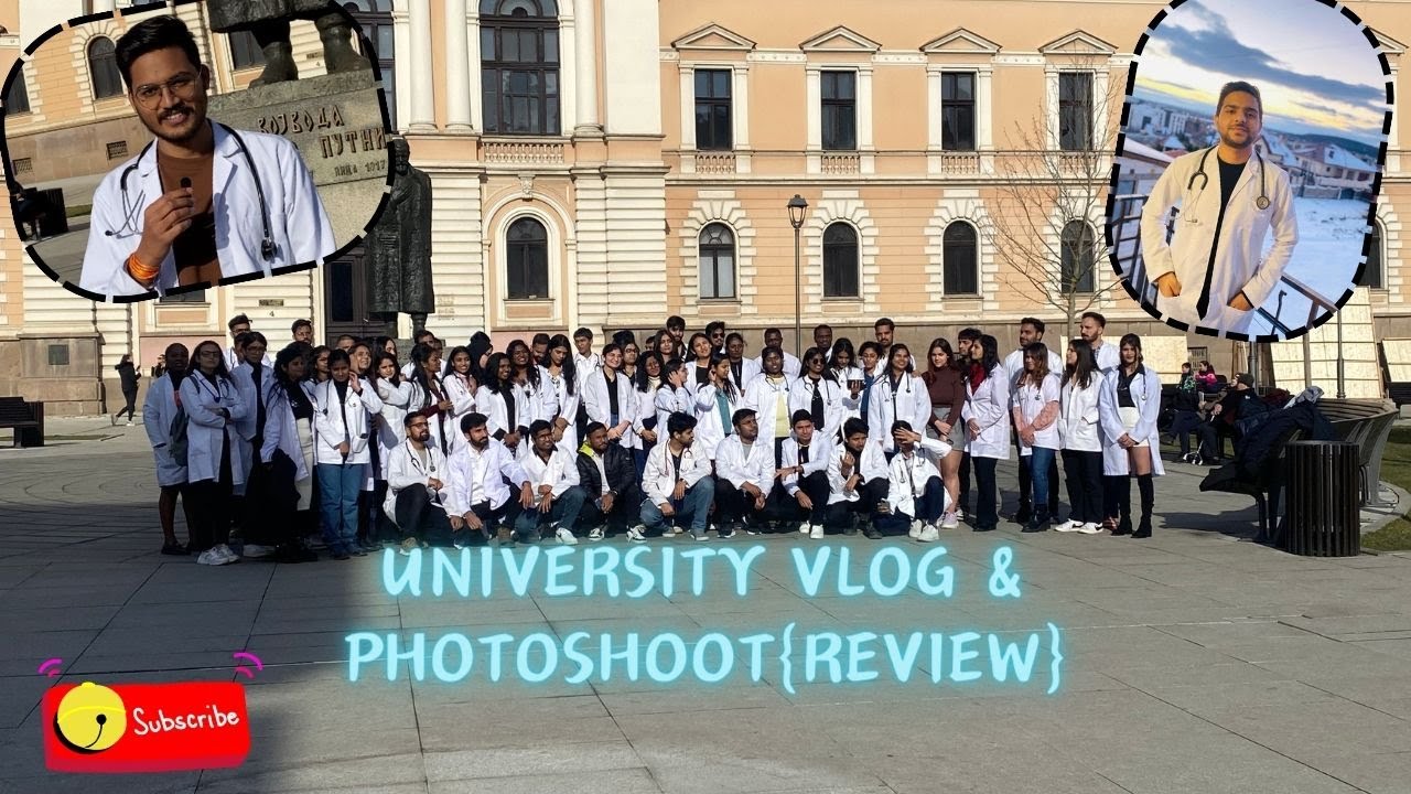 University Vlog | Photoshoot and Review | Kragujevac Medical University ...