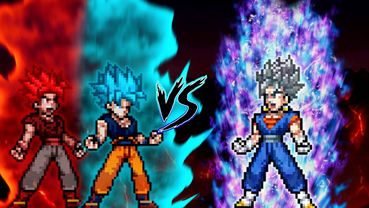 Goku Perfect SSB V2 & Evil Goku Perfect PSSJ VS Vegito V2 (all form) in ...