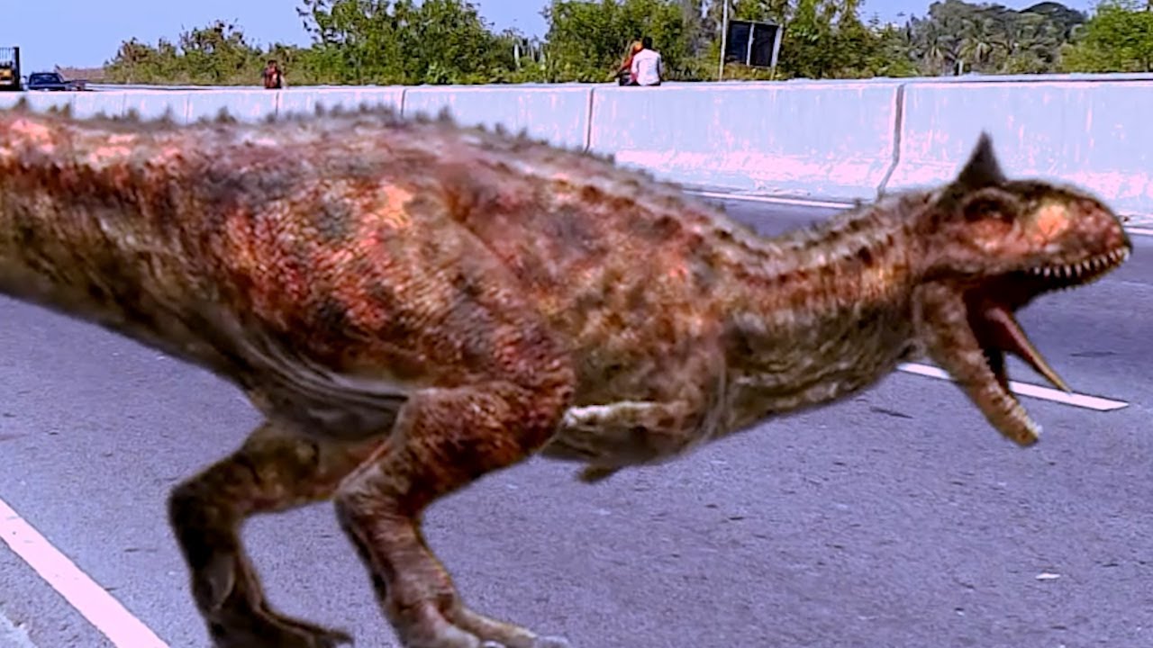 Dinosaur Carnotaurus ATTACK BIGEST DINOSAUR - YouTube
