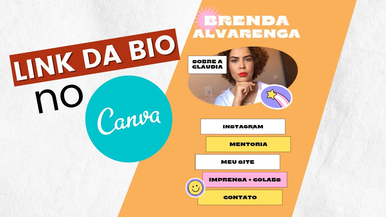 COMO FAZER LINKTREE (LINK DA BIO) NO CANVA | Brenda Alvarenga - YouTube