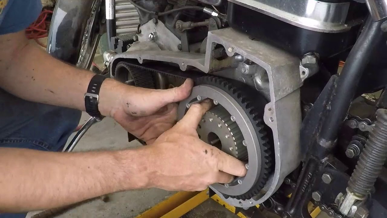 1978 Harley-Davidson Shovelhead FX Primary and case installation - YouTube