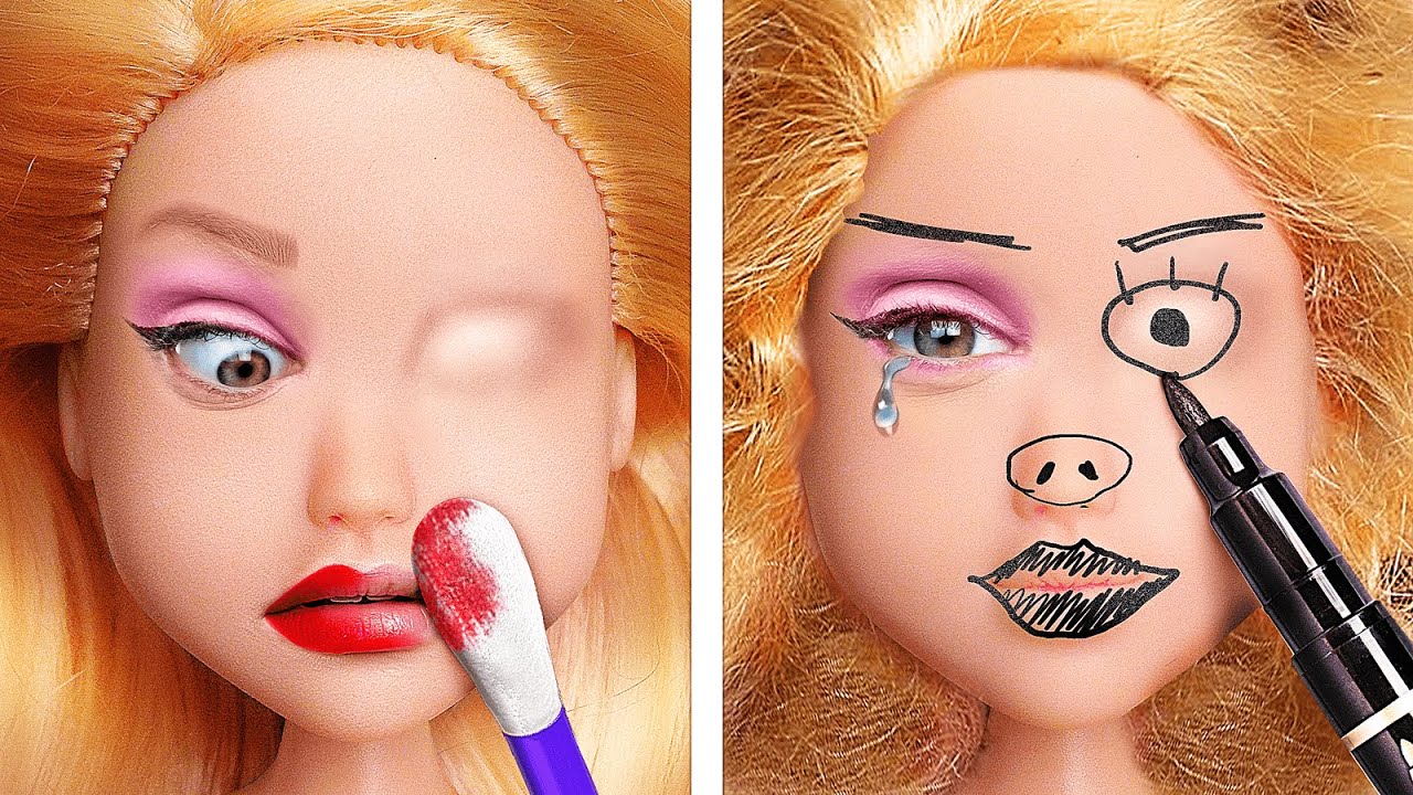 24 Hours Barbie Challenge - YouTube