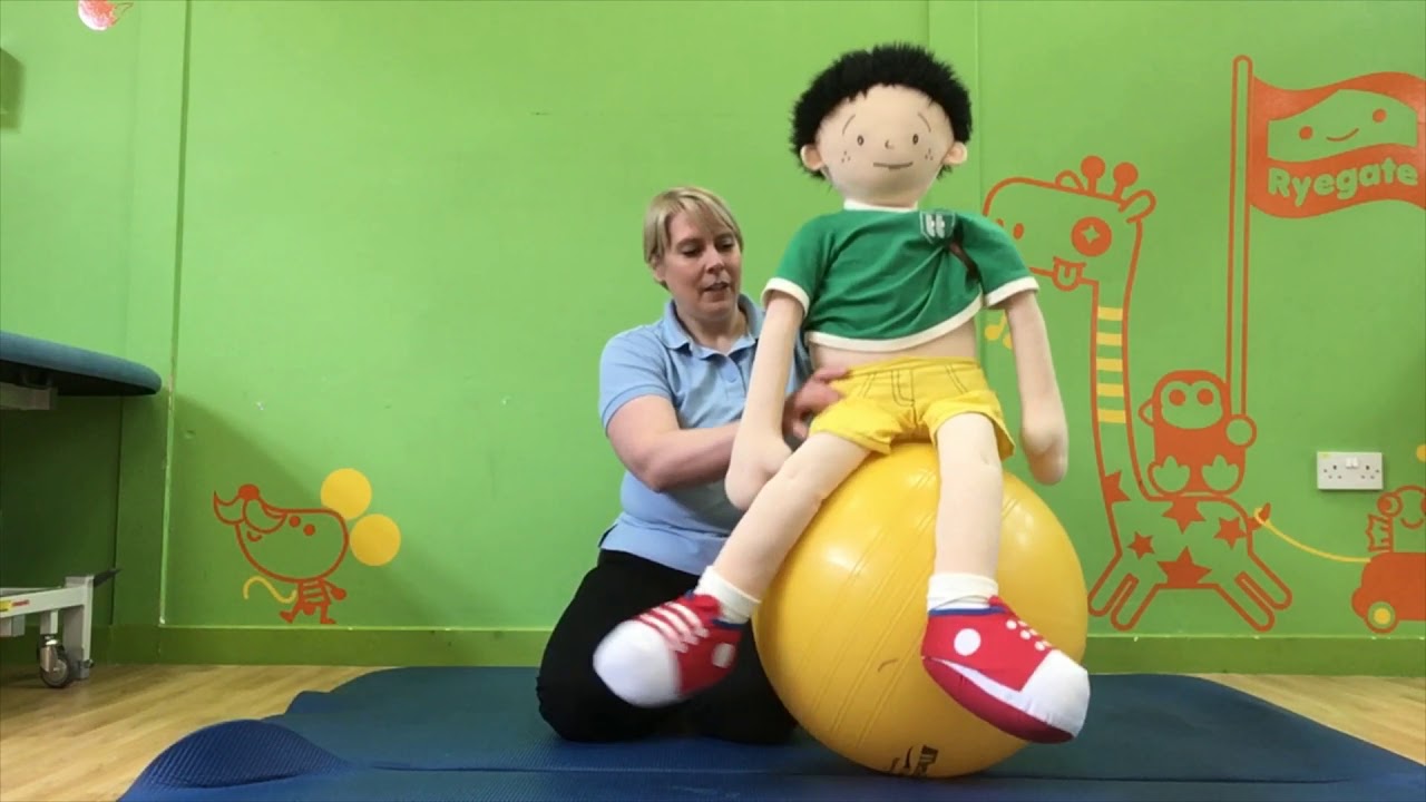 Workout of the Week - Using a gym ball - YouTube