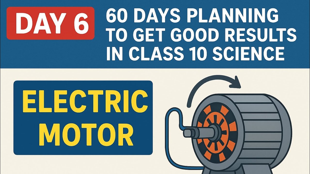Electric Motor Full Concept | Class 10 Board Preparation | 60 Days ...